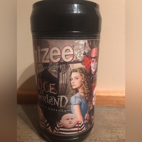 Hasbro | Toys | Alice In Wonderland Yahtzee Dice Game | Poshmark